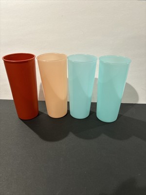 Vintage Tupperware Tumblers (4) Pastel | eBay