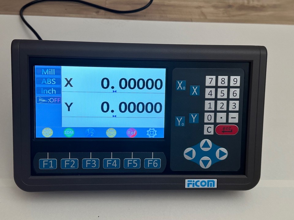 Digital Readout Kit for Mills fit 9"x42/49". 7" LCD Screen Monitor. USA ...