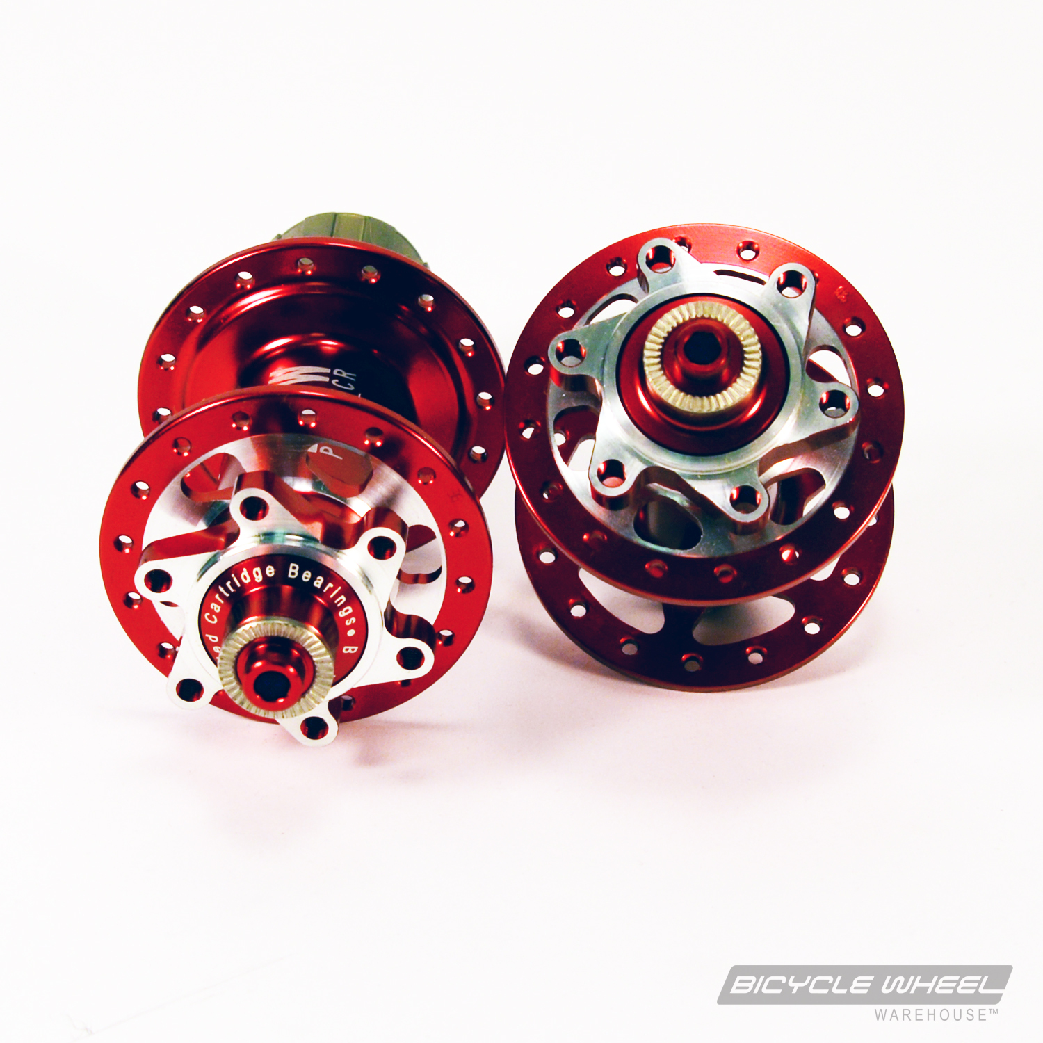 Pure XCR MTB Disc Red Hub Set, Mountain Bike, Sealed Bearing 8/9/10 ...
