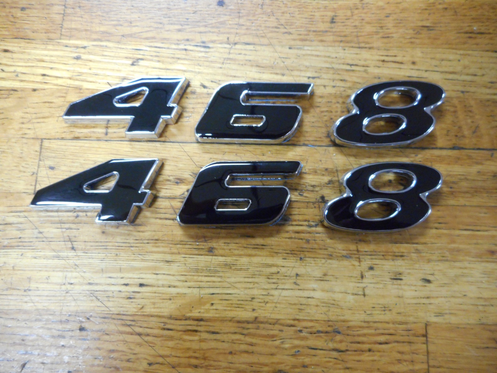 CHEVROLET 468 STROKER ENGINE ID FENDER HOOD SCOOP QUARTER TRUNK EMBLEMS ...