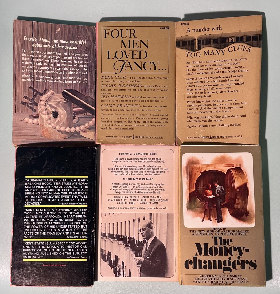 [LOT of 45] Vintage Paperbacks Great Authors & Titles Various Mixed ...