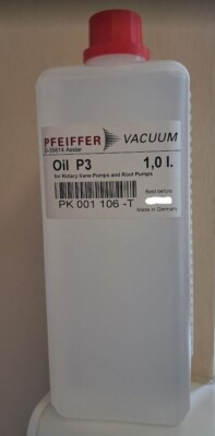 Pfeiffer PK-001-106-T Vacuum Pump Oil P3 - 1 ltr (001106) | eBay UK