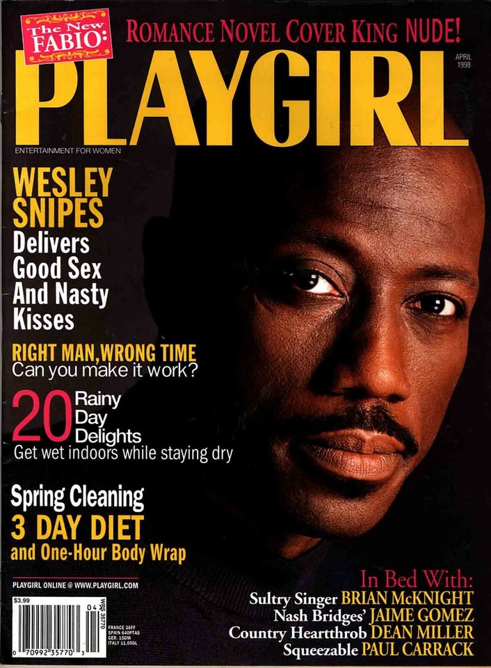 PLAYGIRL 4-98 APRIL 1998 LONG HAIR ROB ASHTON FIREMEN! BLOND BLACK ...