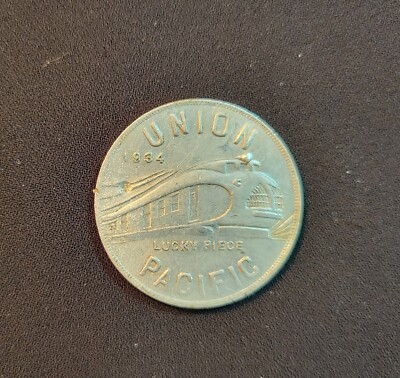 1934 Union Pacific "Lucky Piece" Token - Alco Aluminum Company Pullman ...