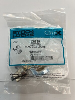 QTY 2 CompX NATIONAL C8735 MAIL BOX LOCKS. STOCK LOCK | eBay