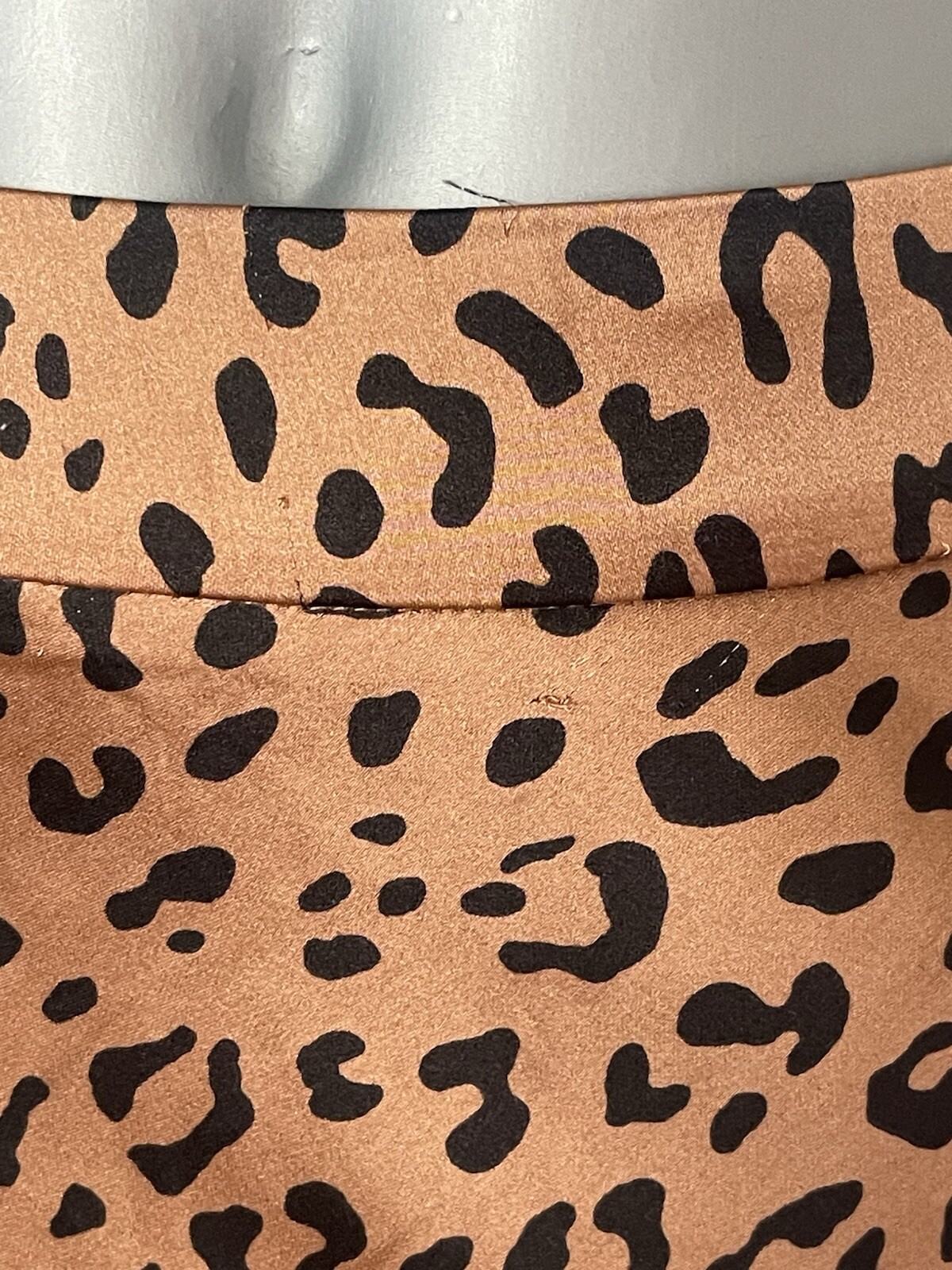 Sincerely Jules Leopard Satin Slip Skirt Sz S | eBay