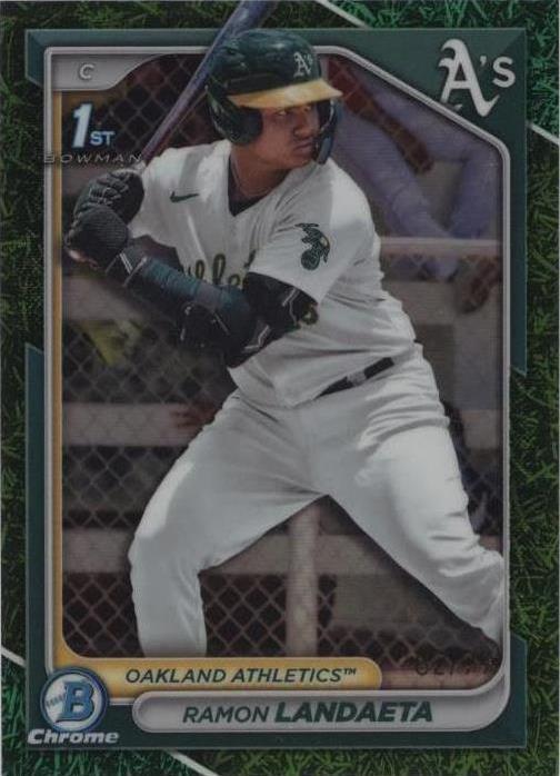 2024 Bowman - Chrome Prospects Ramon Landaeta #BCP-28 Green Grass ...