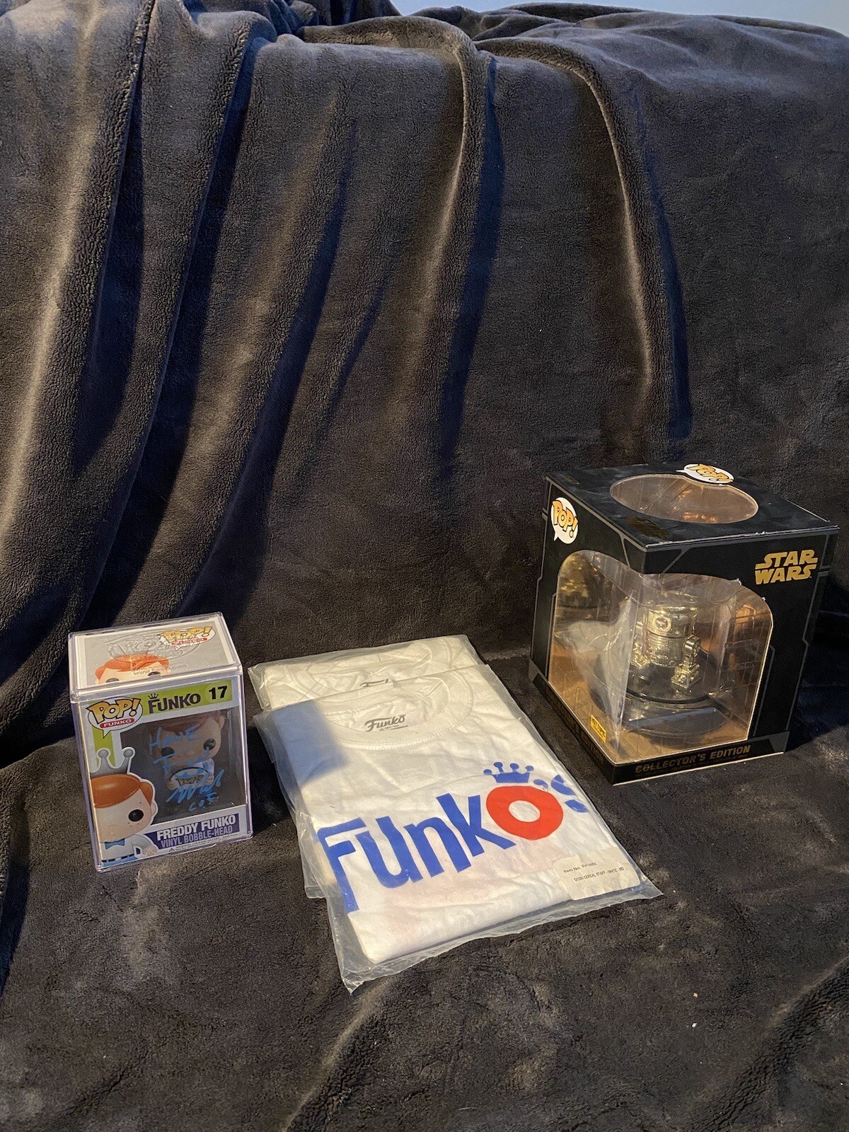 Extremely Rare Signed Funko Pop Bundle Freddy Funko Grail MIKE BECKER ...