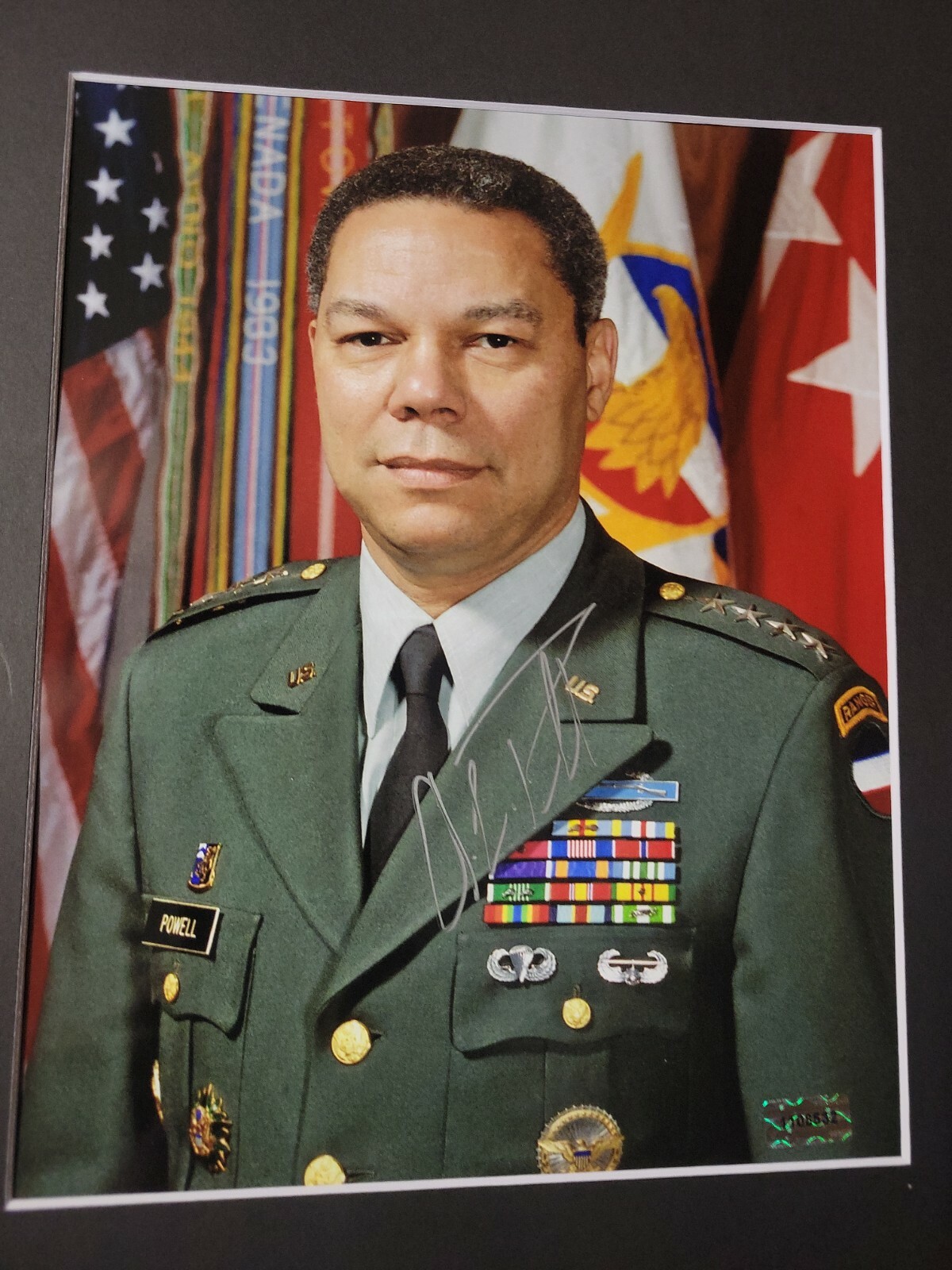 GENERAL COLIN POWELL Autographed Signed FRAMED 8x10 Photo Photograph ...