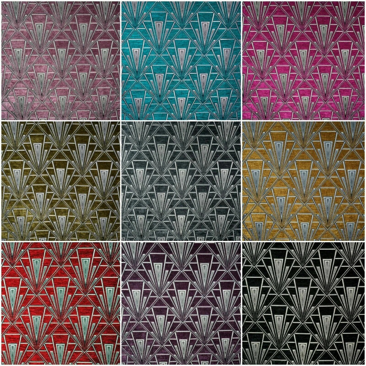 Art Deco Upholstery Fabric