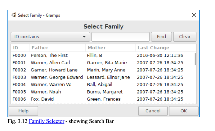 Gramps Family Tree Maker and Genealogy Software Family History Ancestry ...