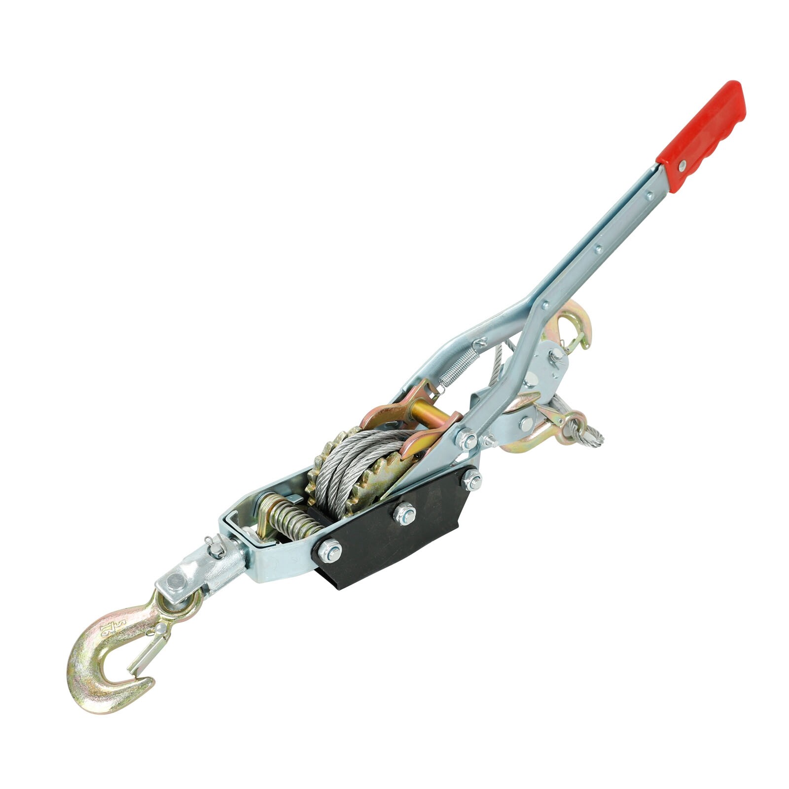 5 Ton Hand Puller Heavy Duty Winch Pull Hoist Come Along Cable 3 Hooks ...