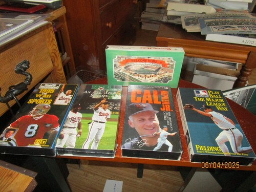 Cal Ripken & Baltimore Orioles VHS Baseball Tape Lot (5) 4 or factory ...