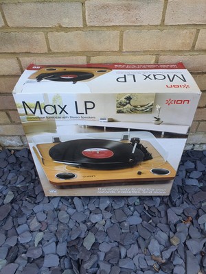 Ion Profile LP Vinyl Conversion Turntable Record Deck Player | eBay UK
