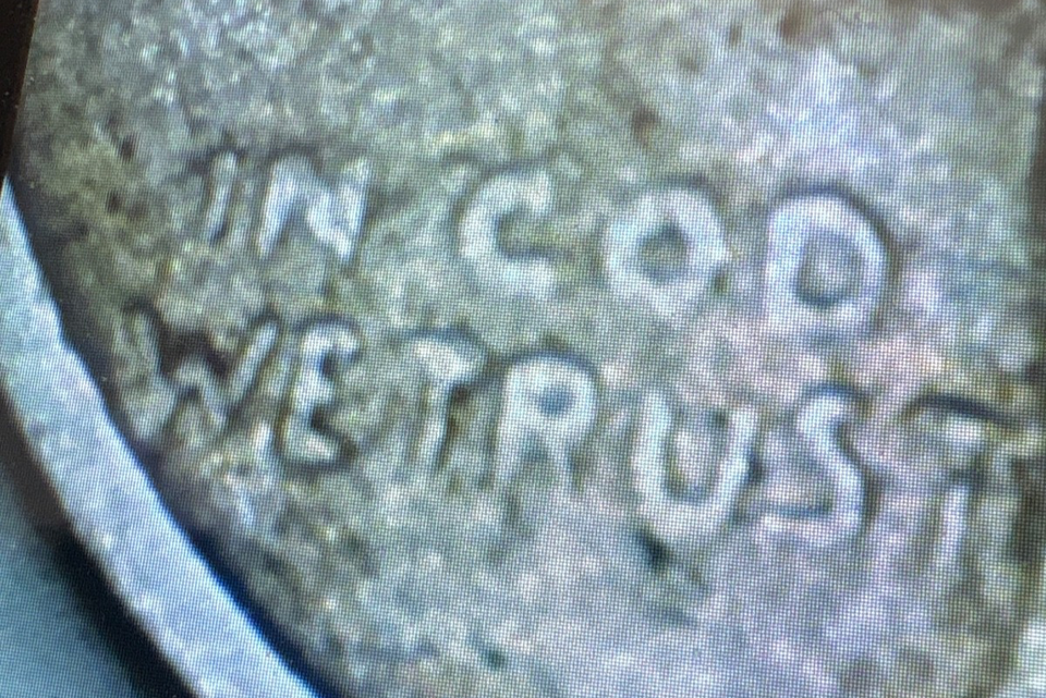 (2) 1944 Mercury Dimes each with no mint mark, each with “In Cod We ...