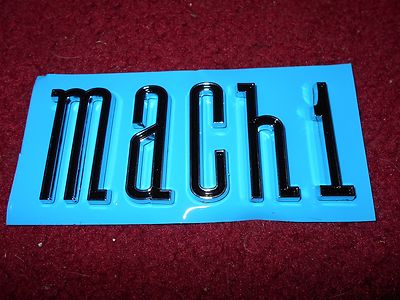 NEW 2003 2004 FORD MUSTANG MACH 1 TRUNK LETTERING EMBLEM BADGE SET M A ...