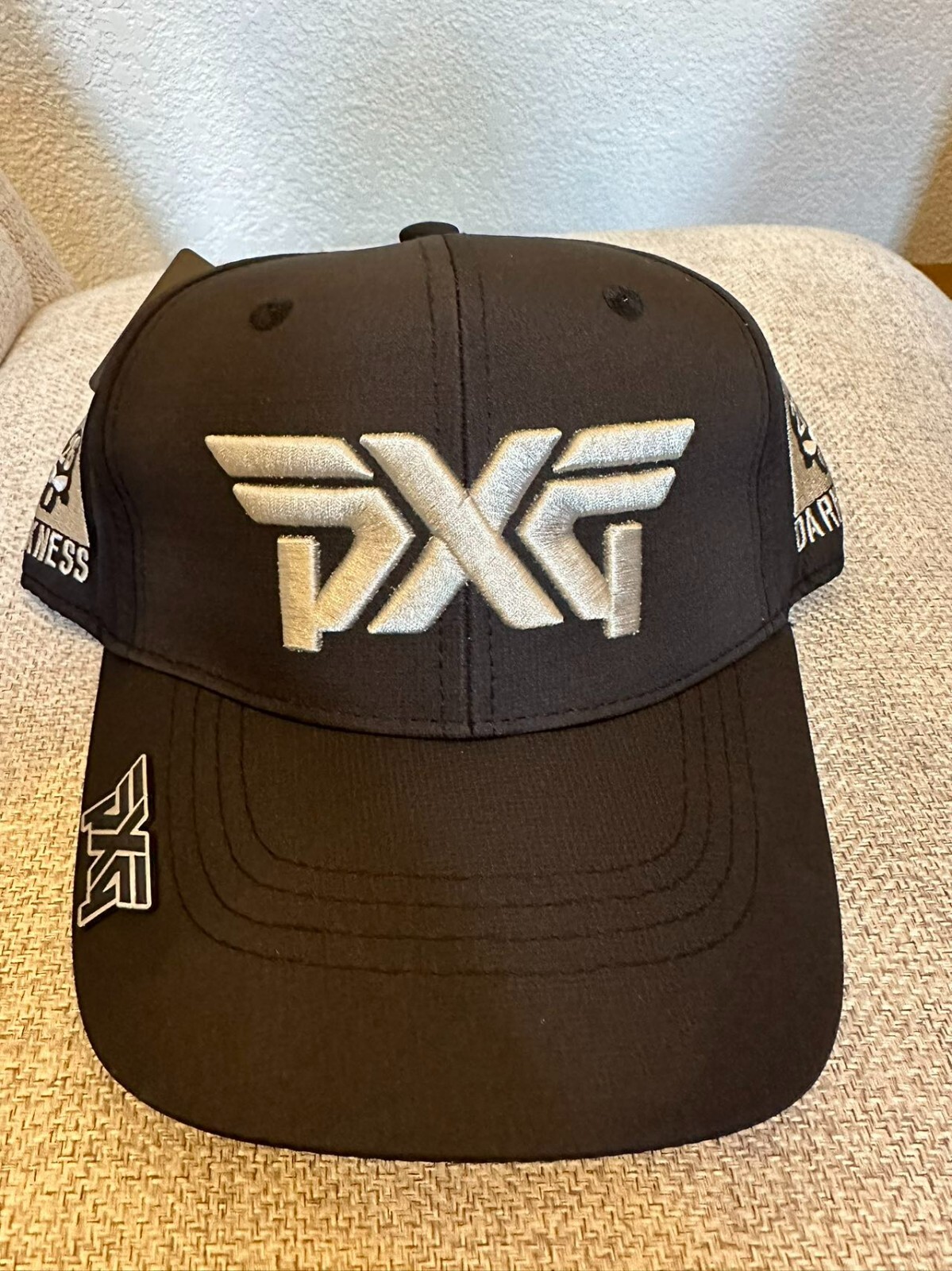 PXG Faced Logo Golf CAP Adjustable Hat Black/White New/Authentic | eBay