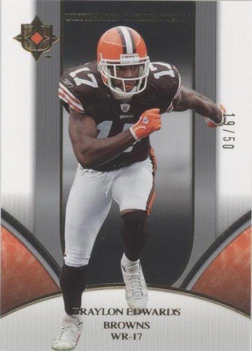 2006 Ultimate Collection - Braylon Edwards #45 Gold /50 for sale online ...