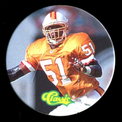 1993 Classic NFL Football Pogs TONX #130 BRODERICK THOMAS TAMPA BAY ...
