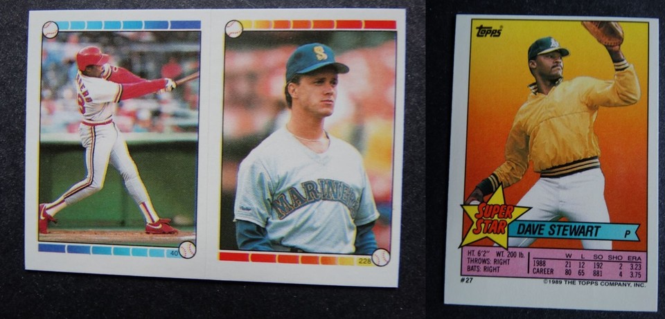 1989 Topps Stickers Baseball Cards Complete Your Set U Pick From List 1 ...