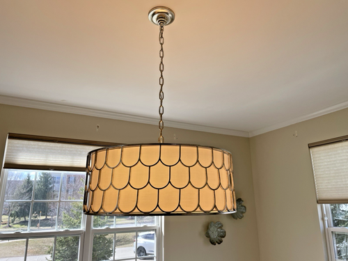 Ethan Allen Ariel Drum Chandelier - Item # 093622 - Pre-owned | eBay