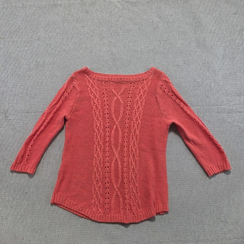 Cb Established 1962 Sweater Womens Size Medium Pink Knit Round Neck ...