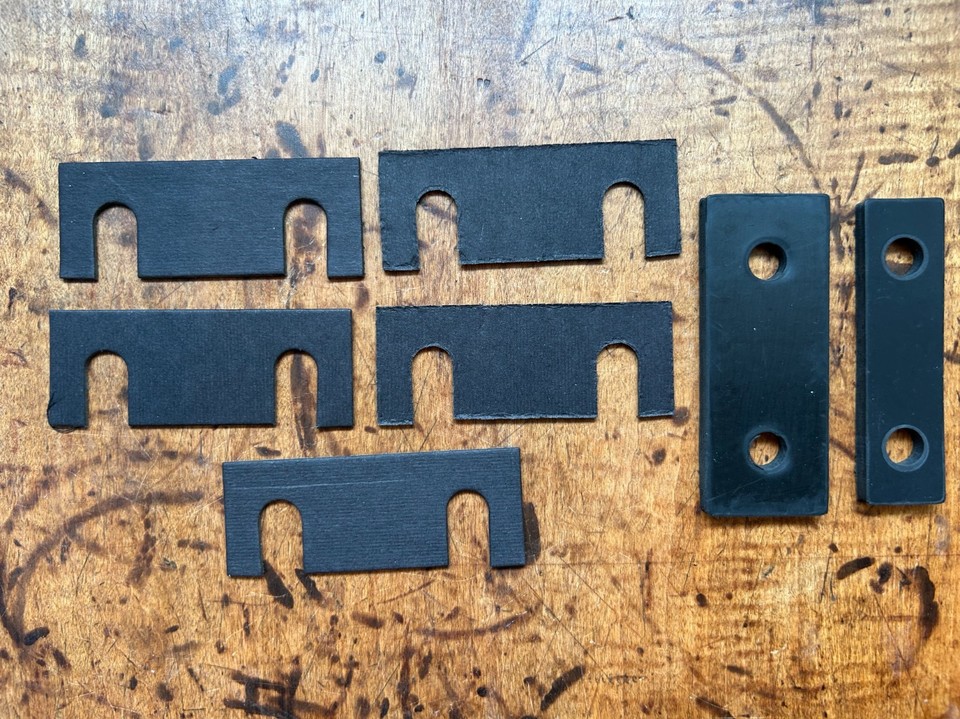 1955 1956 1957 Chevy Radiator Mount Plates NEW | eBay