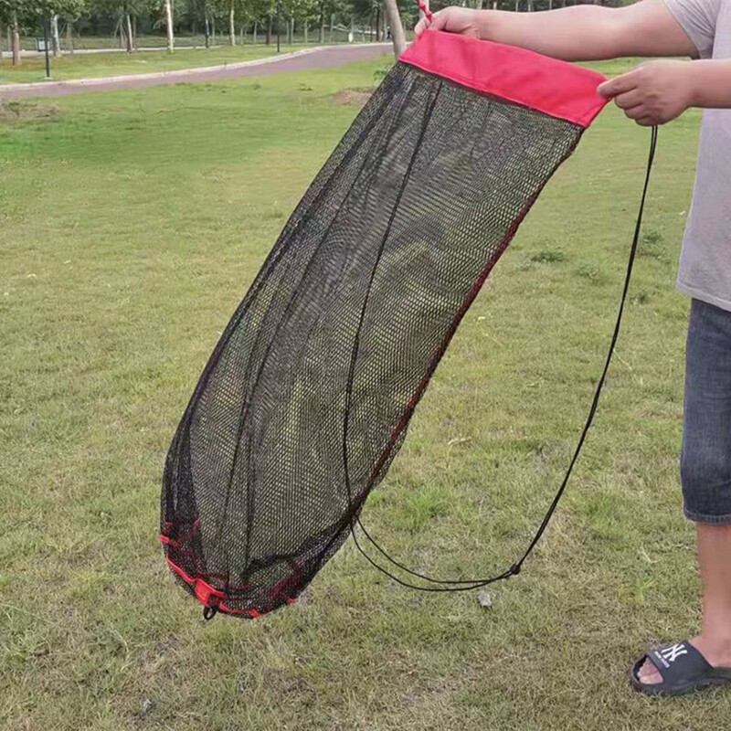 Fishing Cage Basket Collapsible Fishing Bait Trap Net Fish Keeping Net ...