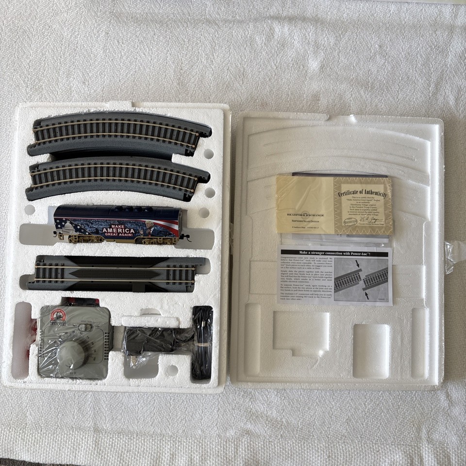 Hawthorne Village Donald Trump Express Diesel Locomotive Engine HO ...