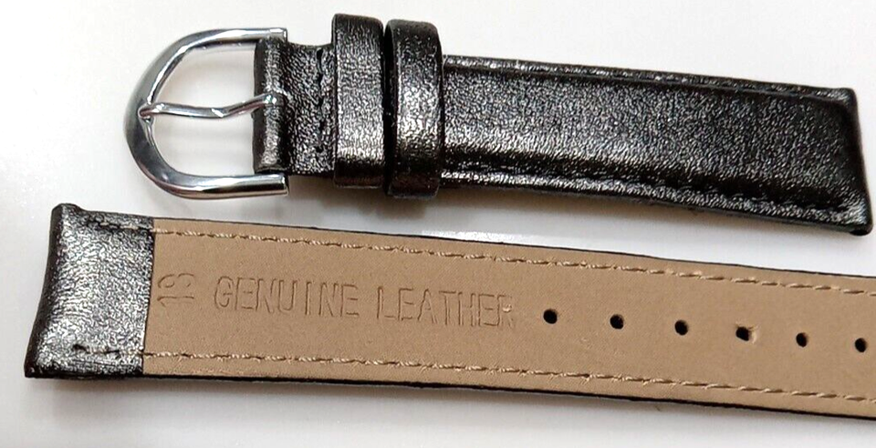 Timex Padded Metallic Gray 18mm Watch Band Silver Tone Buckle 7.75" Reg ...