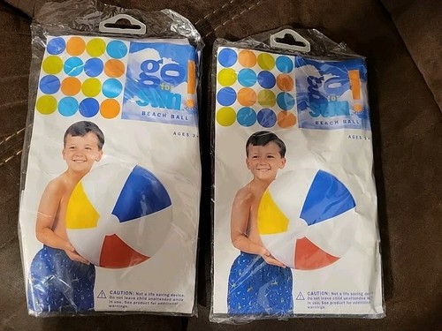 2-Pack 20 Inch Traditional Beach Balls - Target Brand | eBay