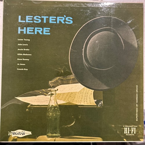 Lester Young - Lester's Here LP - Norgran [MGN 1071] Yellow Label (EX ...