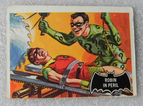 1966 NPP INC BATMAN CARD "BLACK BAT" #42 ROBIN IN PERIL VG SEP035 | eBay