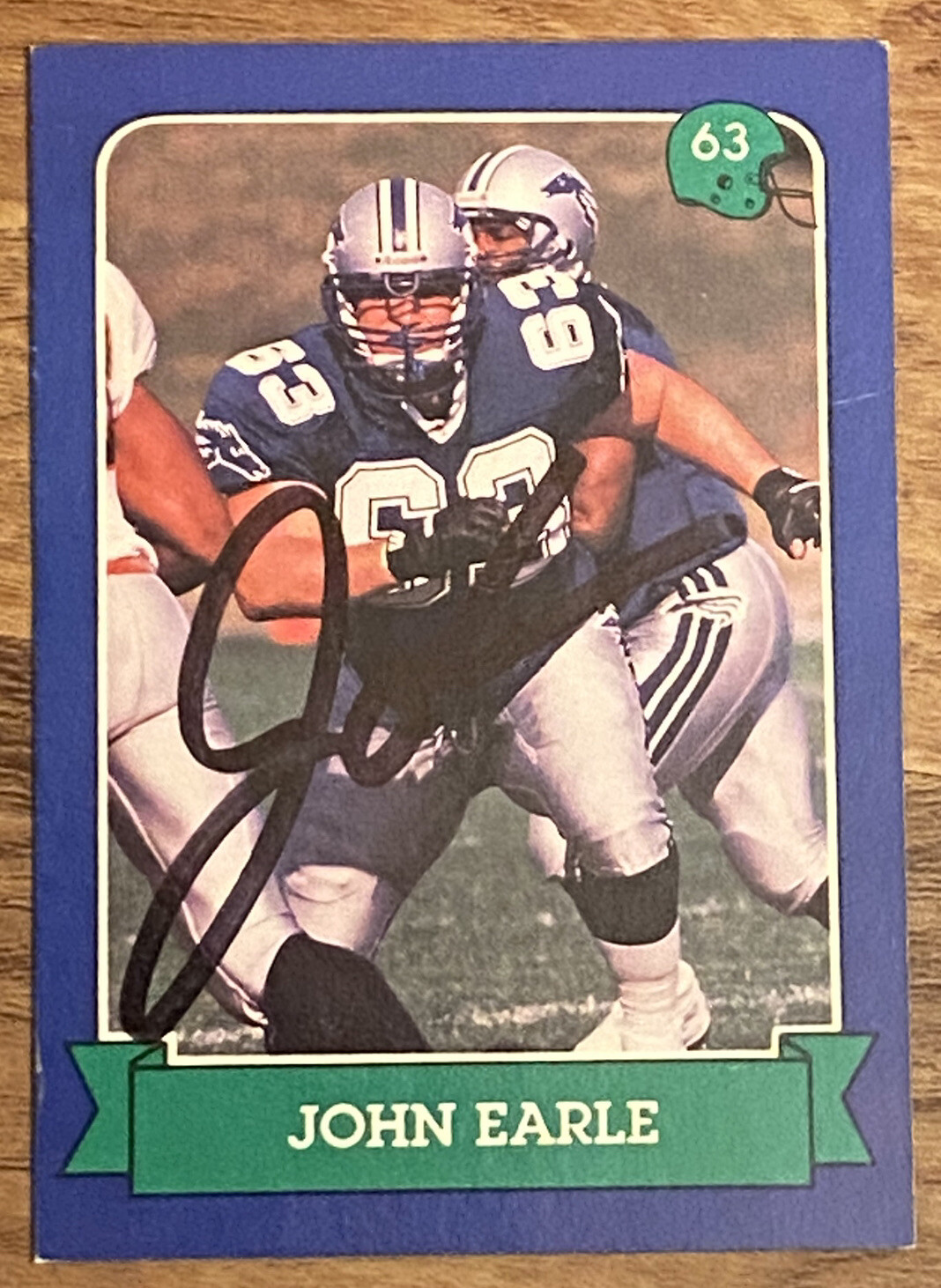 John Earle - CFL Baltimore Stallions Colts Bengals Patriots Autographed ...