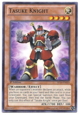 3 x Tasuke Knight - SP14-EN010 - Starfoil Rare - 1st Edition Near Mint, English | eBay