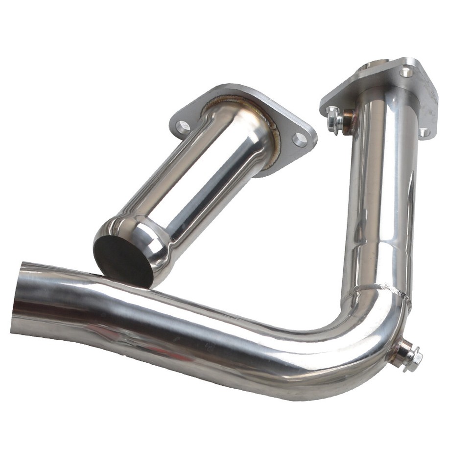 Polished Long Tube Headers & Y Pipe Kit for 2007-2014 Chevy GMC 4.8/5.3 ...