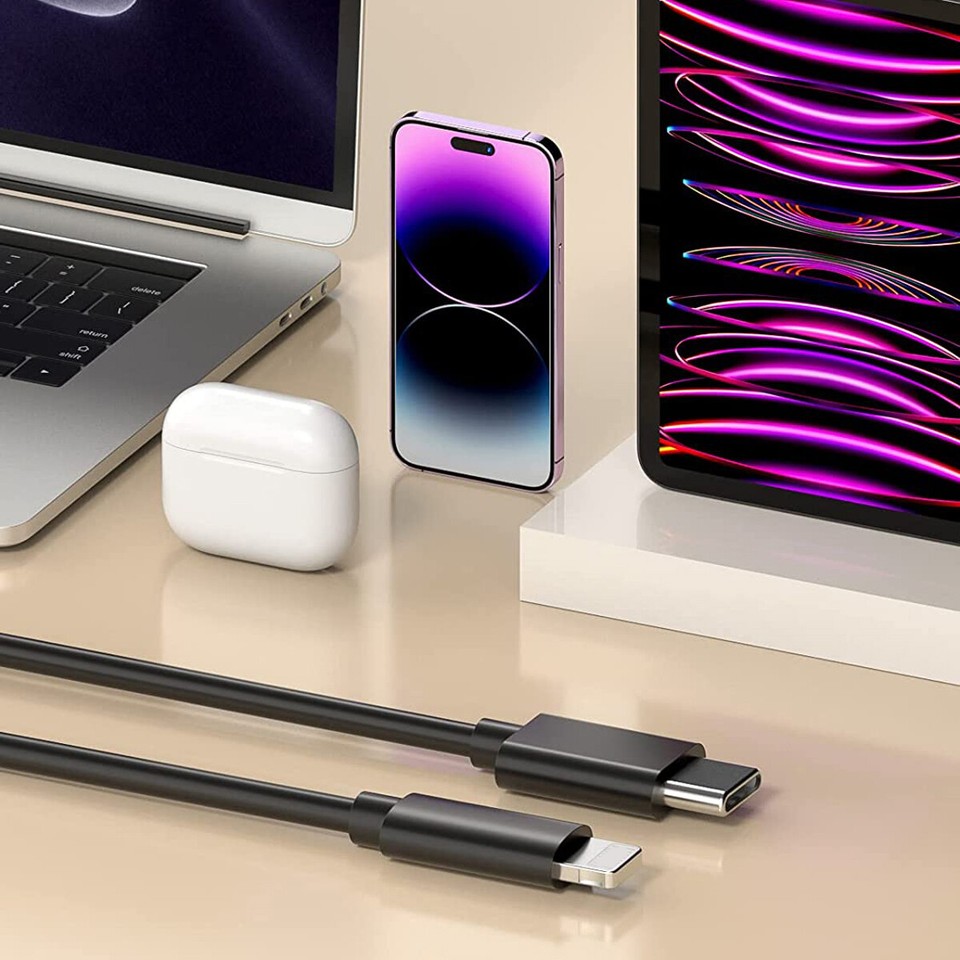For Apple iPad 5th 6th 7th 8th 9th Gen Fast Type C To iPhone Cable ...