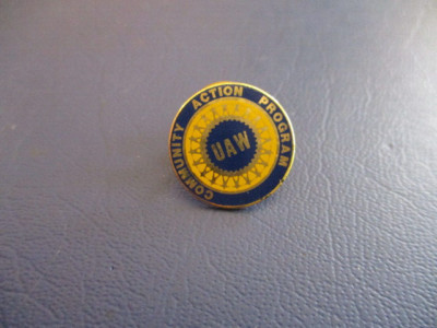 Vintage Collectible Lapel Pin: Union UAW CAP Community Action Program ...