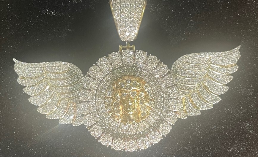 10k yellow gold circle medallion | eBay