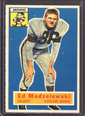 1956 Topps Football # 117 Ed Modzelewski (NM+) Near Mint Plus | eBay