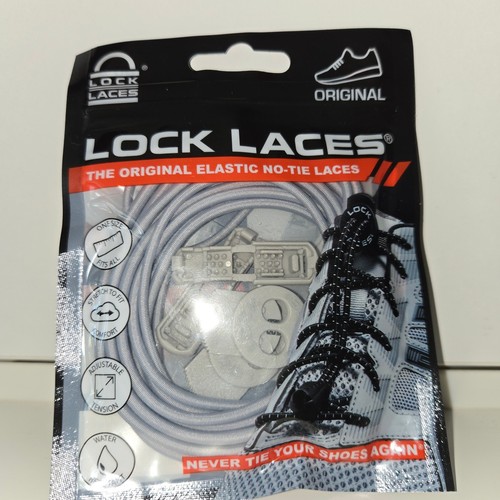 Original Lock Laces NIB Solid Gray | eBay