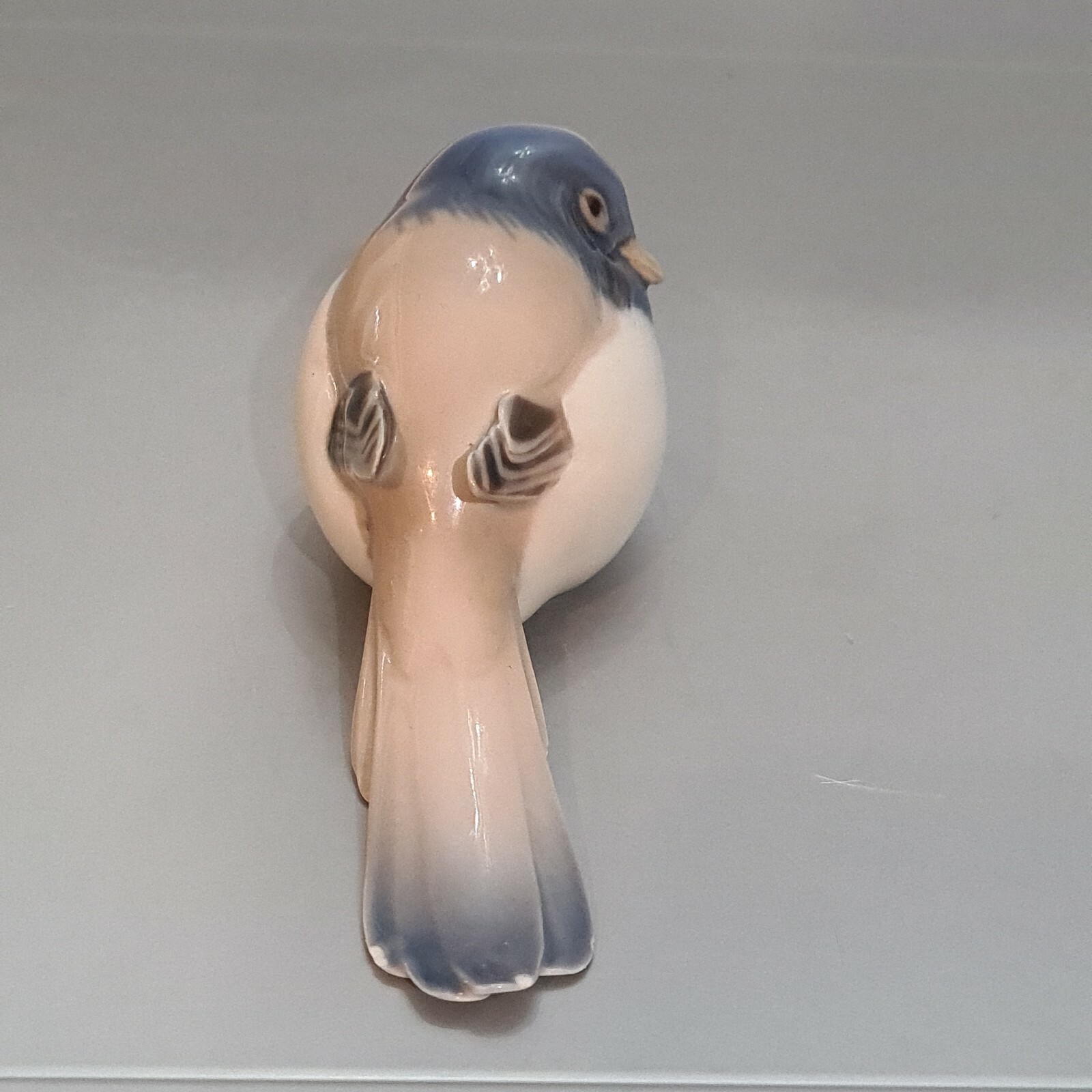BING & GRONDAHL B & G PESSIMIST TITMOUSE BLUE BIRD FIGURINE #1635--READ ...