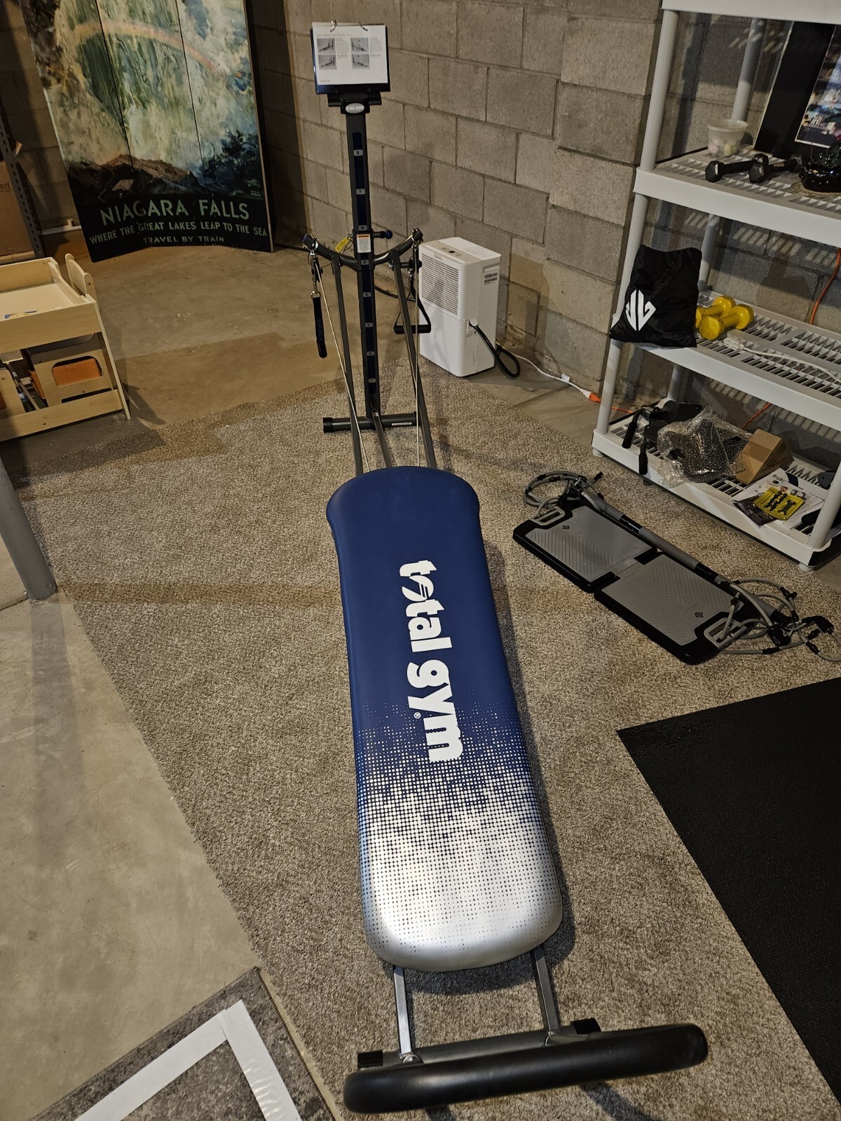 Total Gym Elite Plus-NEW w/Pilates-Abs-Leg Tools-Chuck Norris-Christie ...