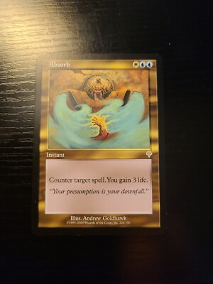 MTG Absorb Invasion 226/350 Regular Rare | eBay