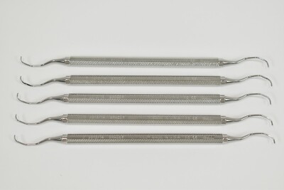 Dental Curette Hygiene Instrument Octagon Handles Double End GRACEY ...