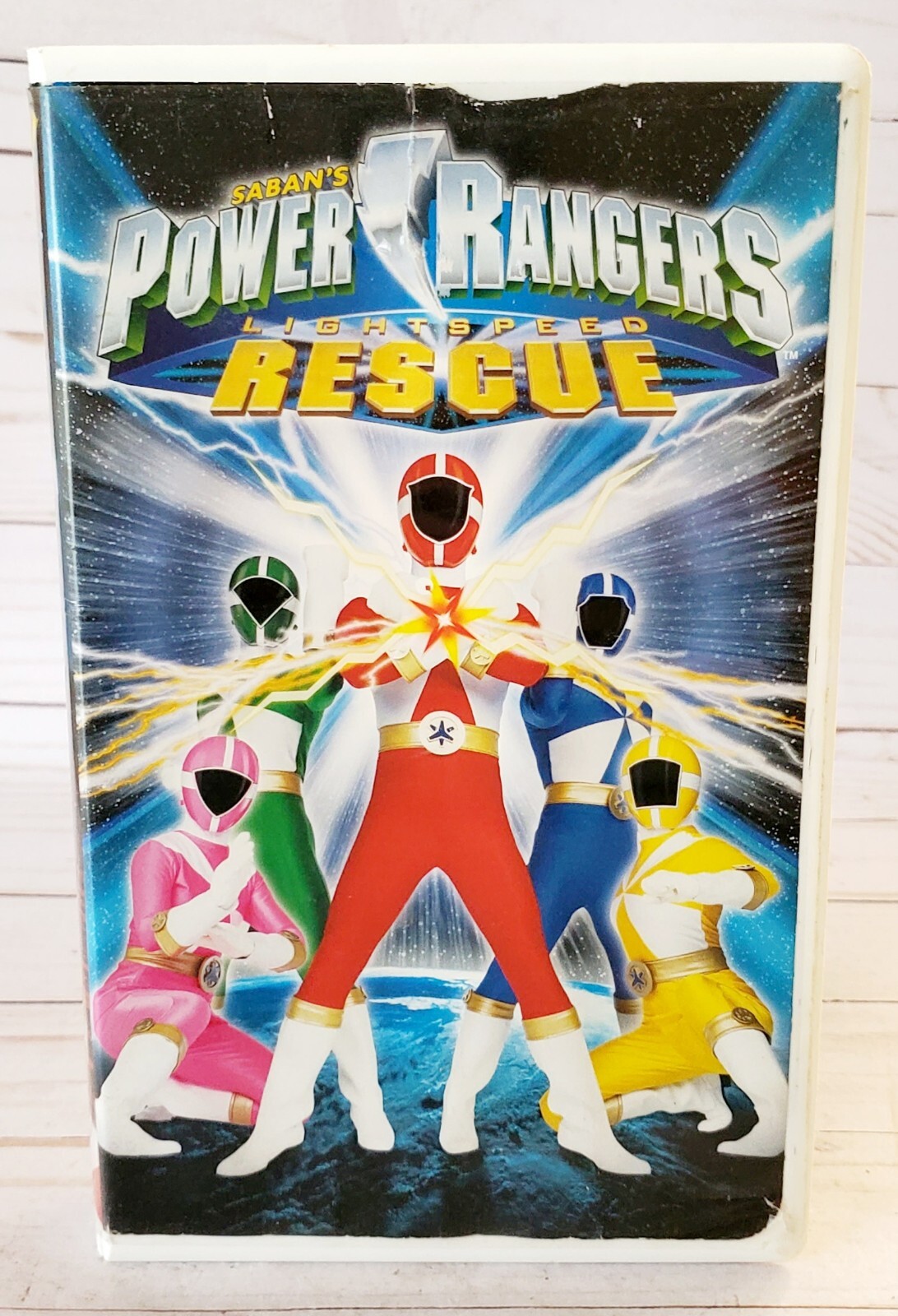 Sabans Power Rangers Lightspeed Rescue Clamshell VHS Tape 2000 Mighty ...