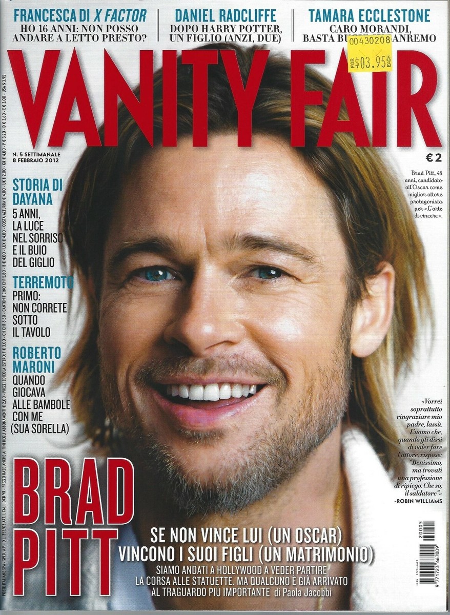 Brad Pitt Photoshoot Vanity Fair