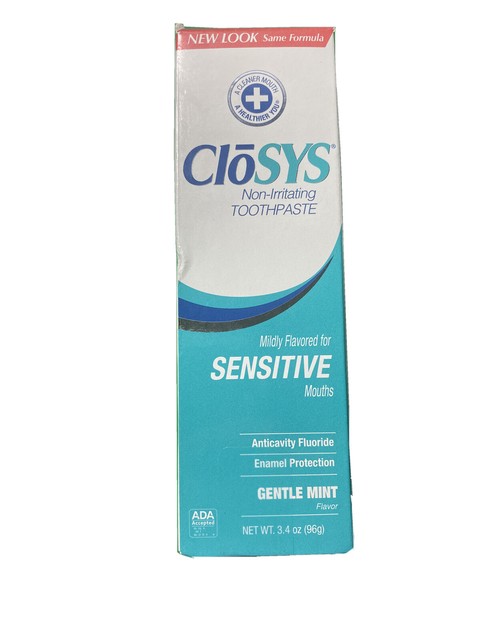 CloSYS Sensitive Fluoride Toothpaste 3.4 Oz EXP 05/2021 | eBay