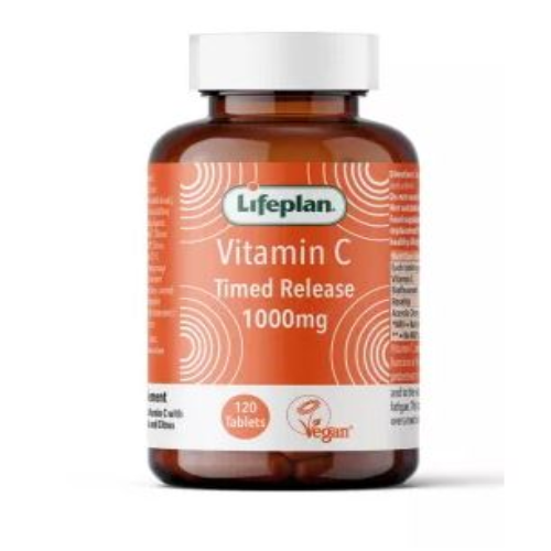 Lifeplan Vitamin C Timed Release 1000mg Immune Support 120 Tablets (BBE ...