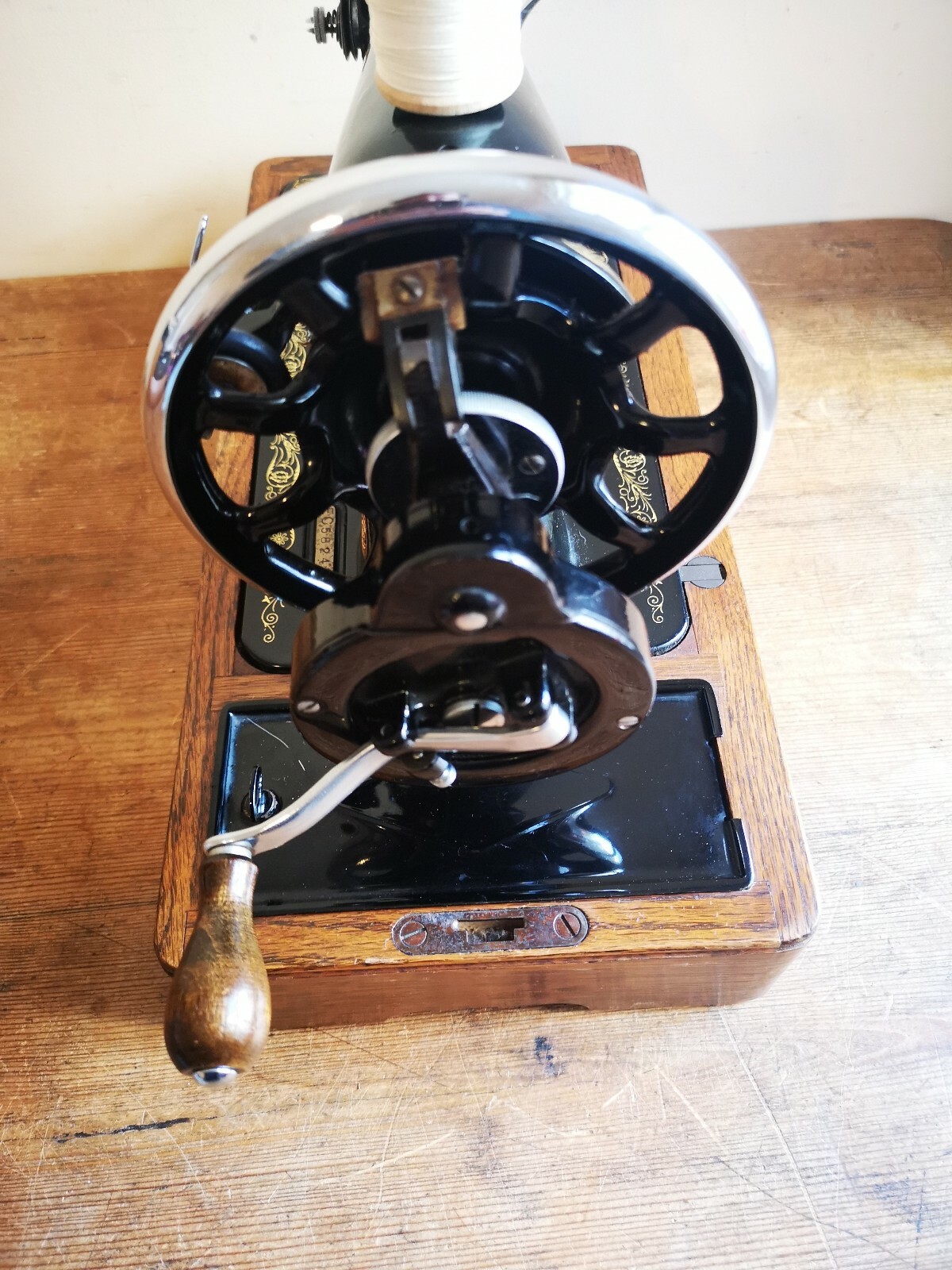 Prettiest early ¾ size Singer 99k sewing machine ~ Stunning timewarp ...